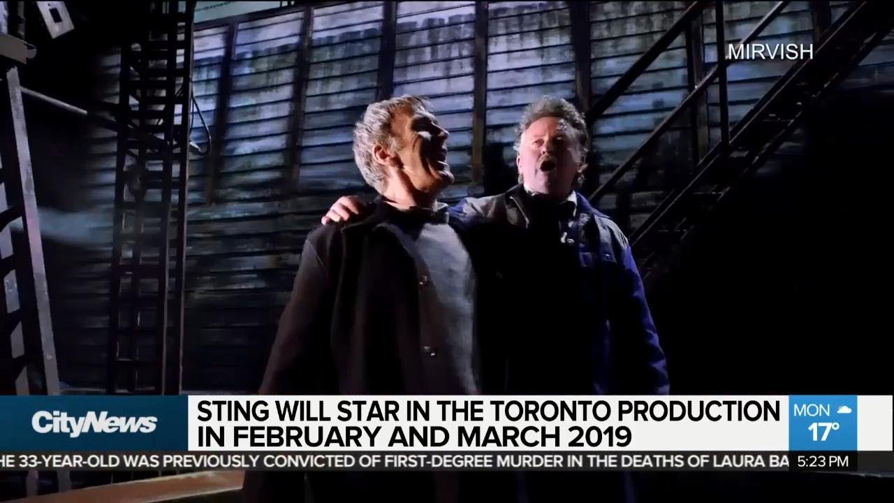 Sting to hit Toronto stage in upcoming musical - YouTube