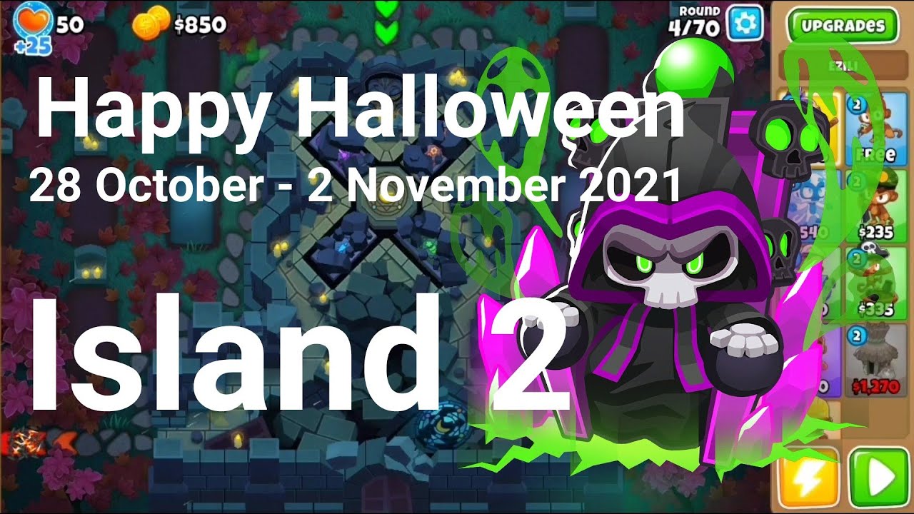 BTD 6 odyssey 28 October - 2 November 2021 Hard Mode | Happy Halloween ...