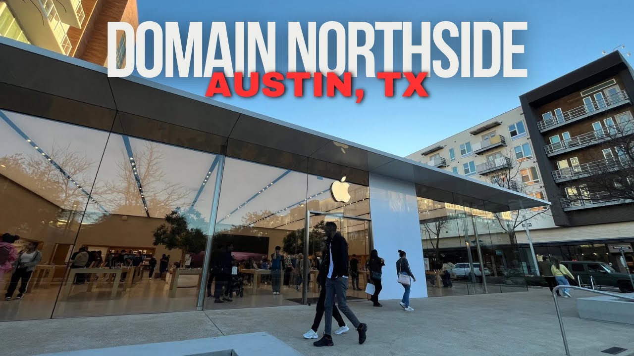 Domain NORTHSIDE Shopping District in Austin - YouTube