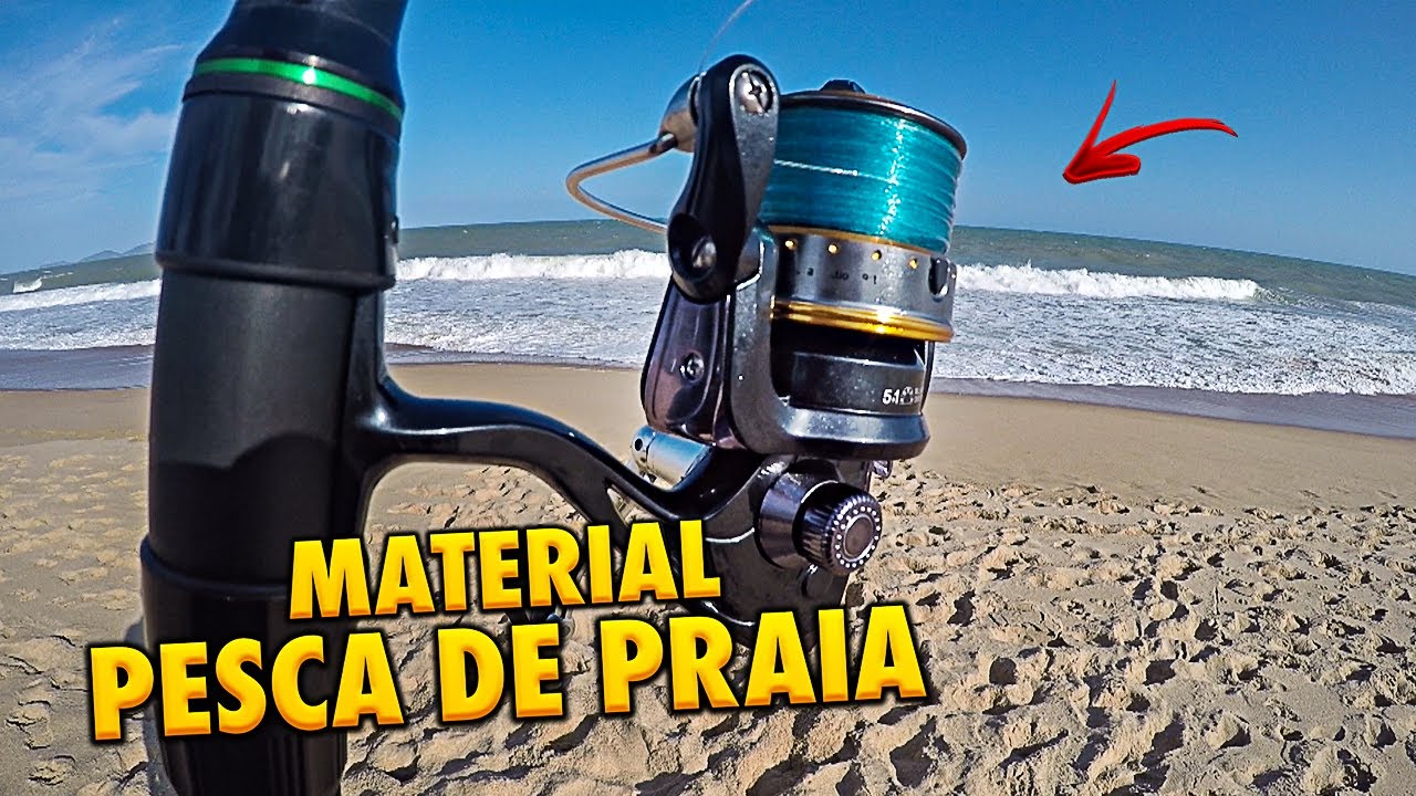 O MELHOR MATERIAL PRA PESCA DE PRAIA! Pescaria, Surf Casting - YouTube