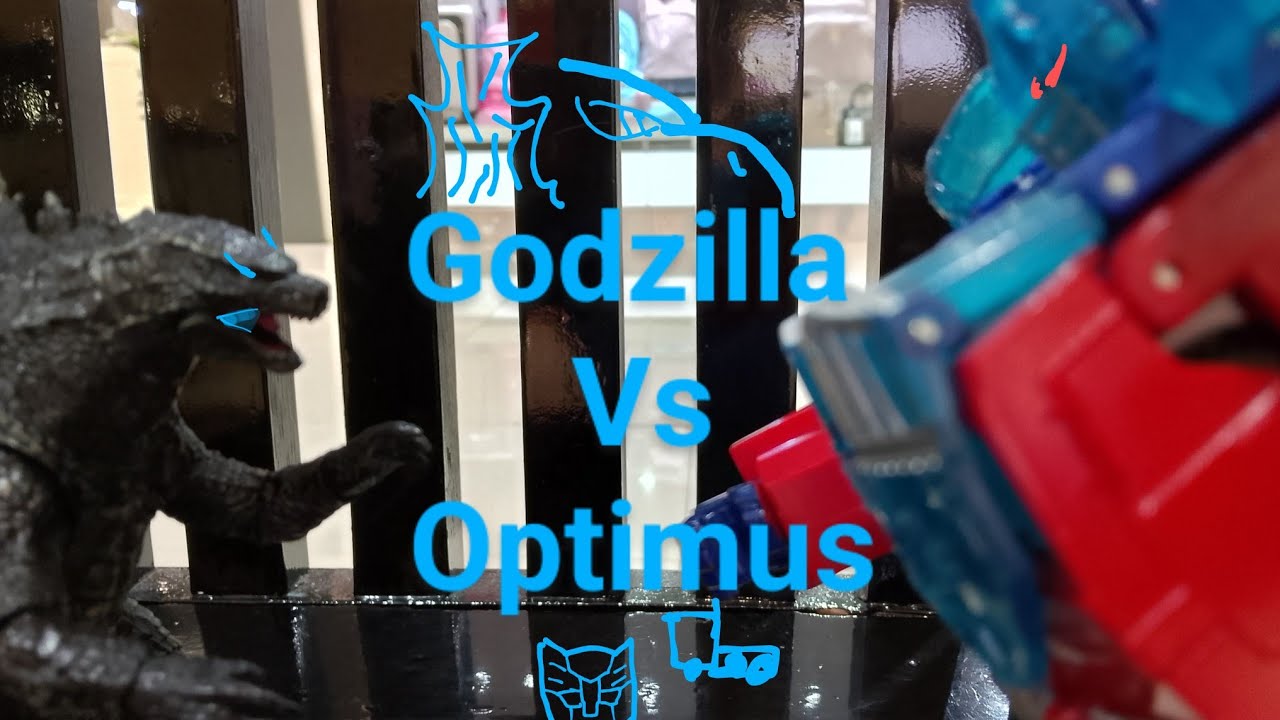 godzilla vs optimus prime #godzilla #transformers - YouTube