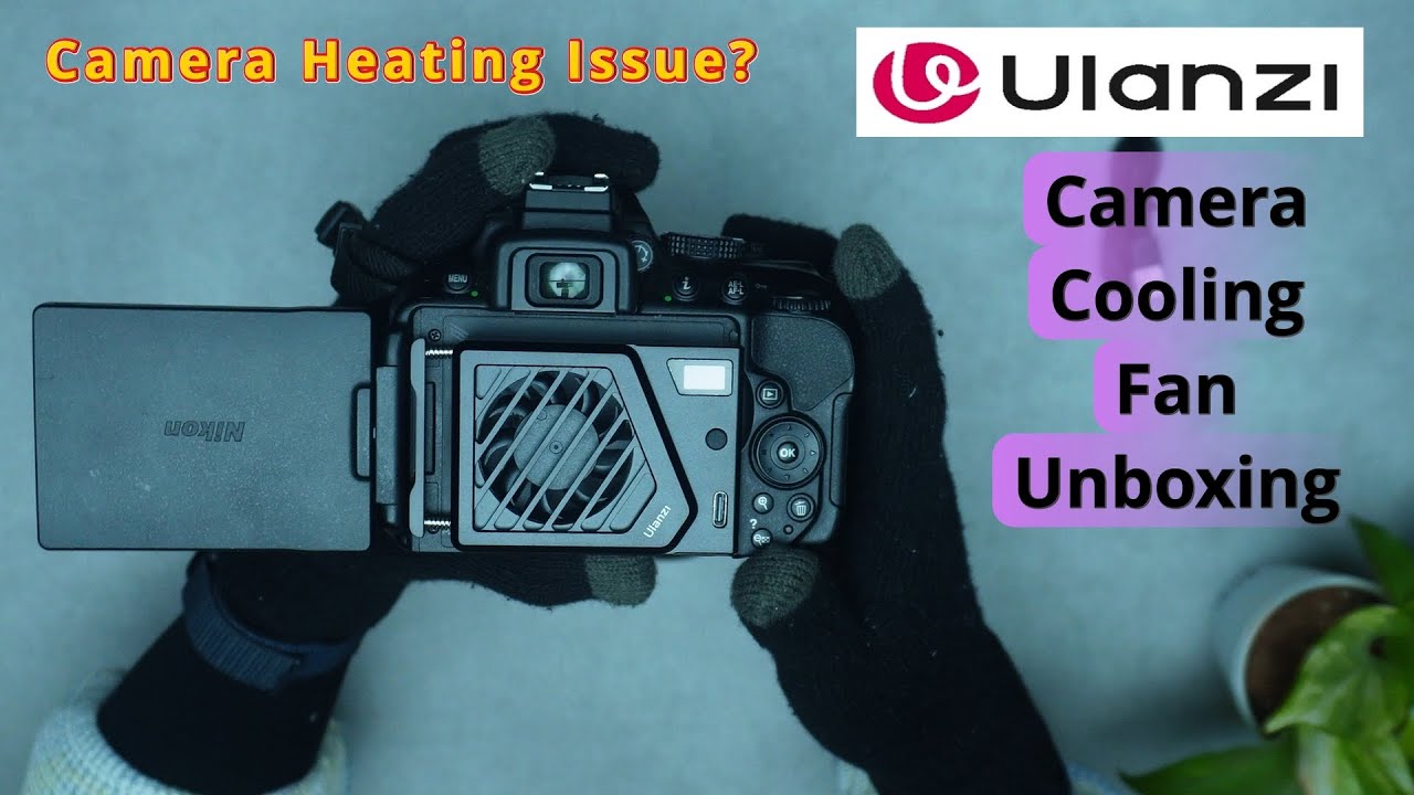 Ulanzi camera cooling fan v2 unboxing and setup -Stop Overheating for ...