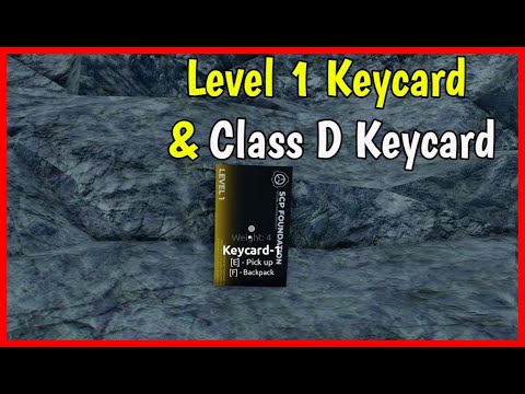 How to get LEVEL 1 KEYCARD and CLASS D KEYCARD in Roblox 096 SCP - YouTube
