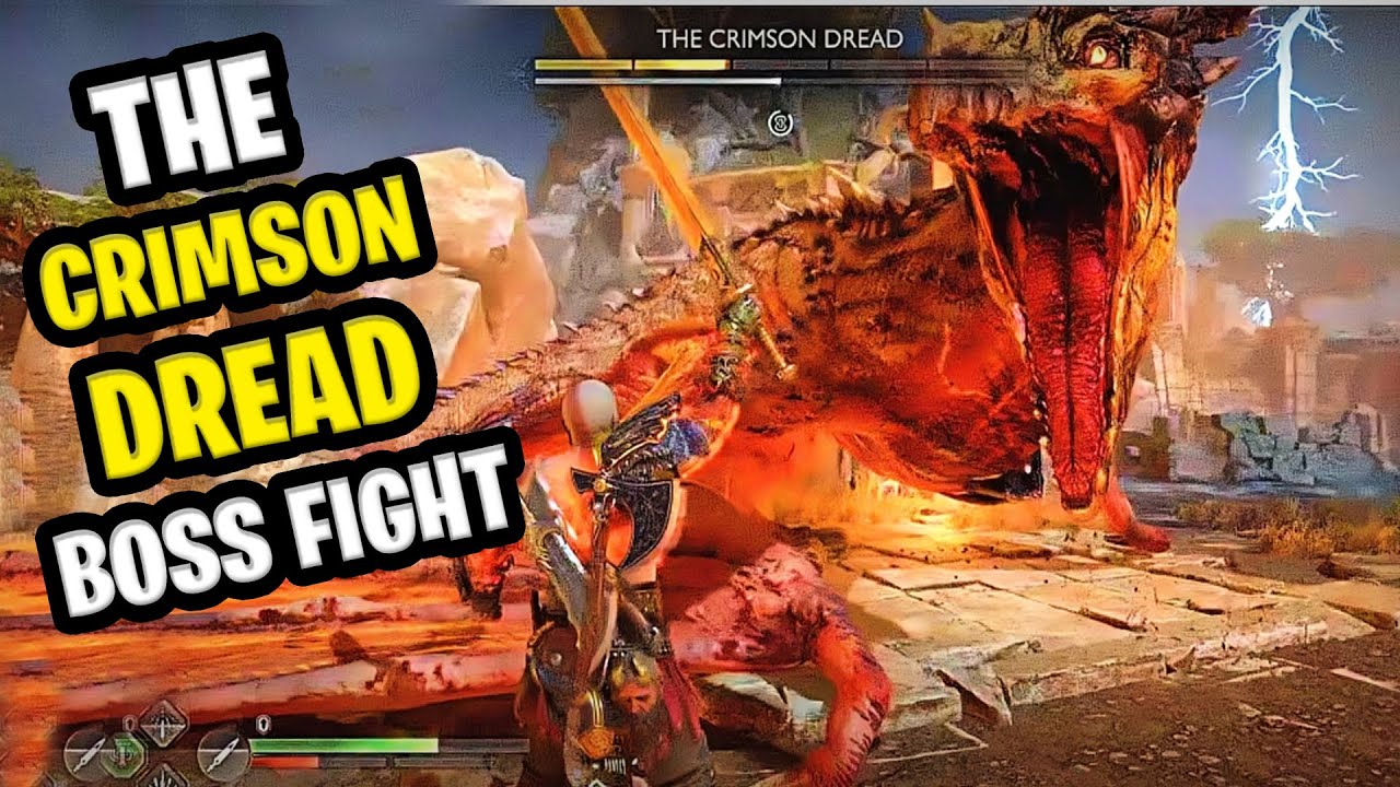 Slaying The Crimson Dread - Hidden Dragon Boss Fight | GoW Ragnarok ...