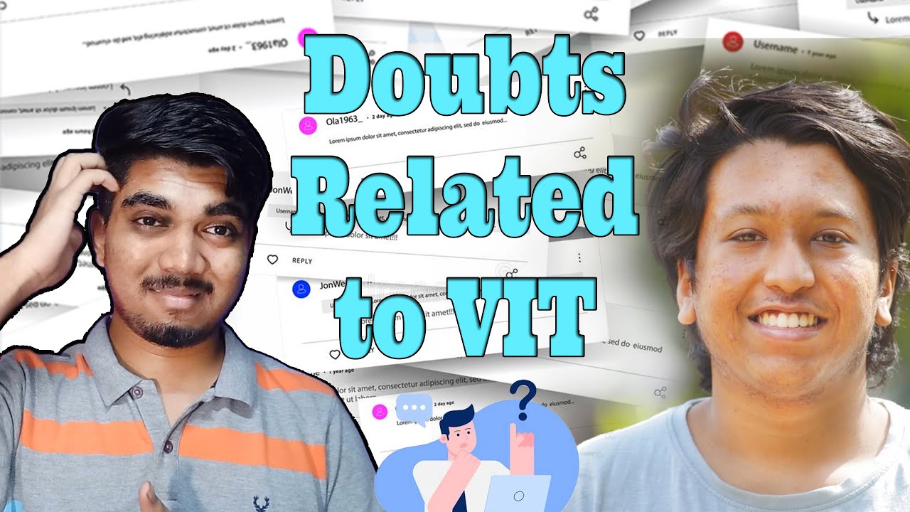 Clearing Few Doubts Regarding VIT | Academic | Discrimination | FFCS ...