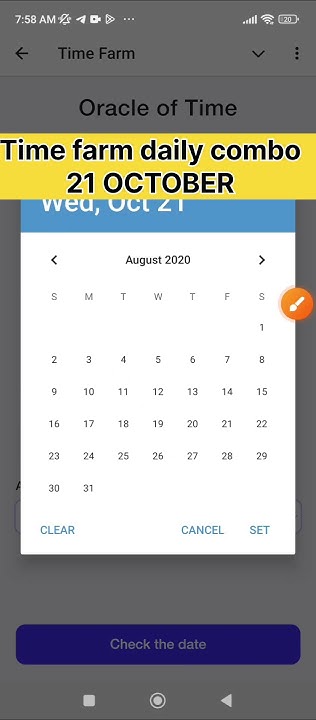 Time farm daily combo 21 October | time farm daily combo today | time ...
