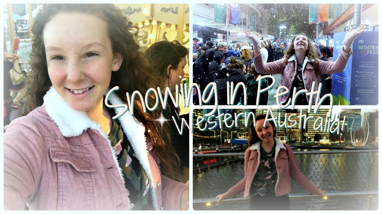 SNOW in PERTH, WESTERN AUSTRALIA!! ️⛷ - YouTube