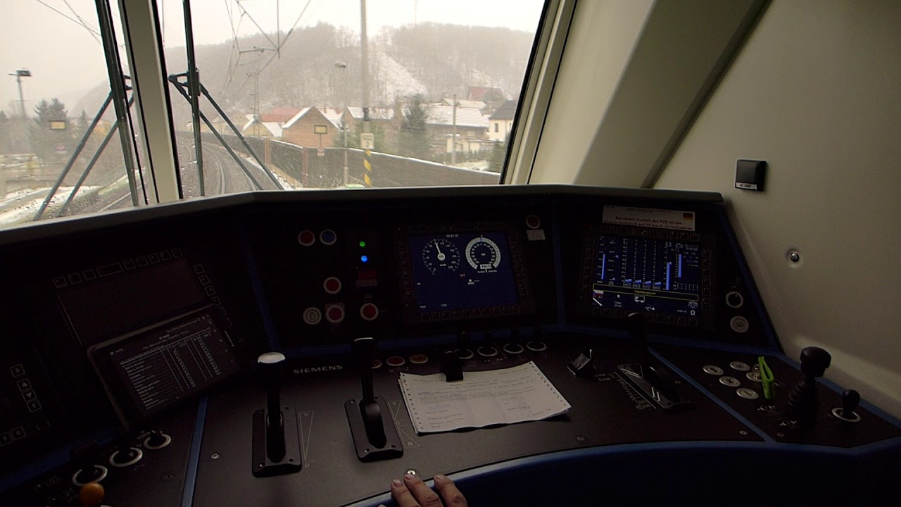 Cabview 193 Vectron - Usti n.L. - Praha hl. n. + posun - YouTube