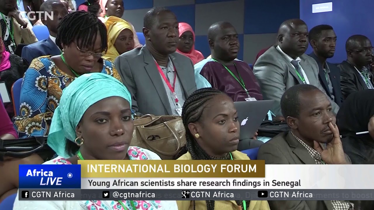 Young African scientists share research findings in Senegal - YouTube