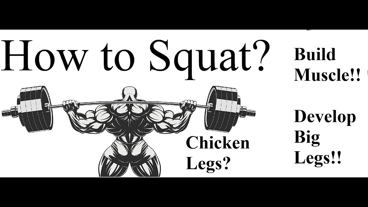 Build big legs, build muscle. Learn How to do Squats? - YouTube