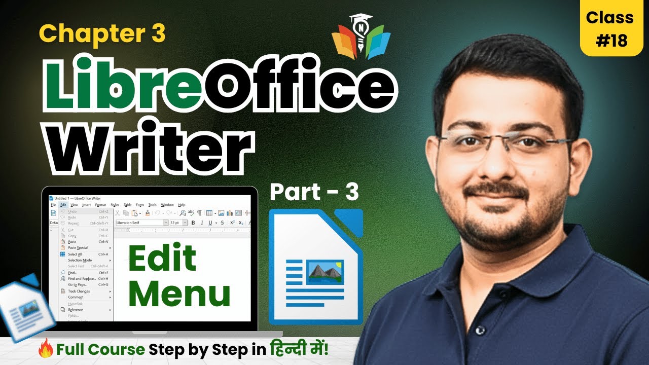 Edit Menu in LibreOffice Writer - Everything You Need To Know - YouTube