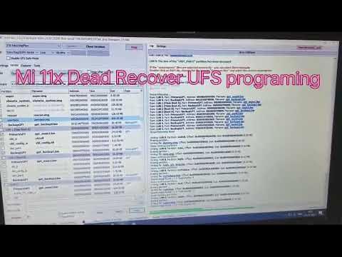 Mi 11x Dead Recover UFS programing all android emmc ufs programing any device - YouTube