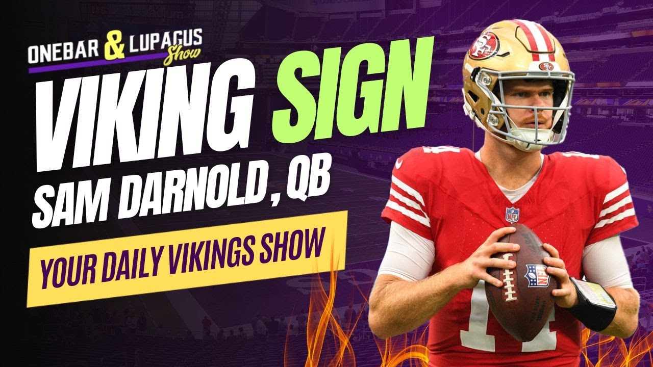 Vikings SIGN Quarterback Sam Darnold - YouTube