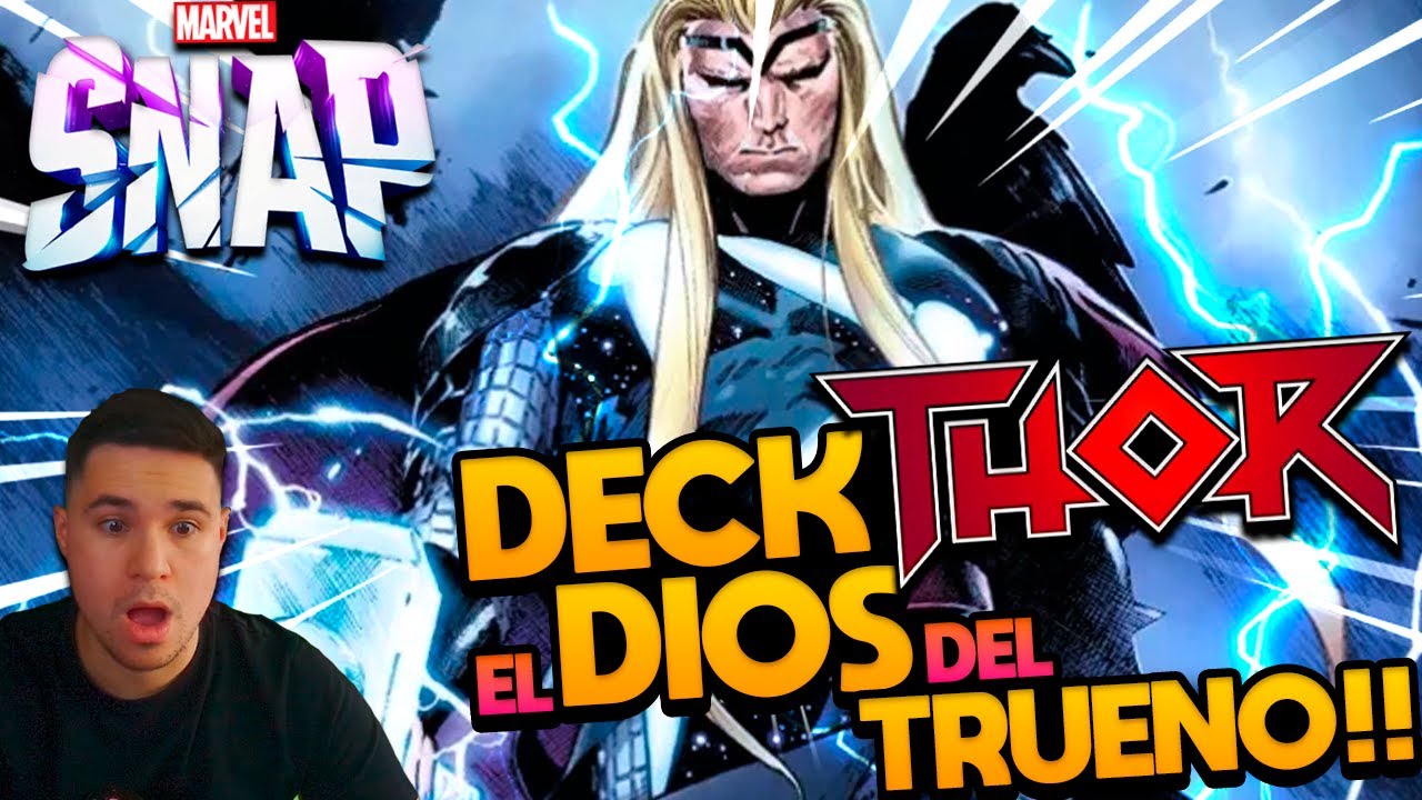 ESTE MAZO THOR ES IMPRESIONANTE! ─ MAZO THOR / DECK THOR MARVEL SNAP ...