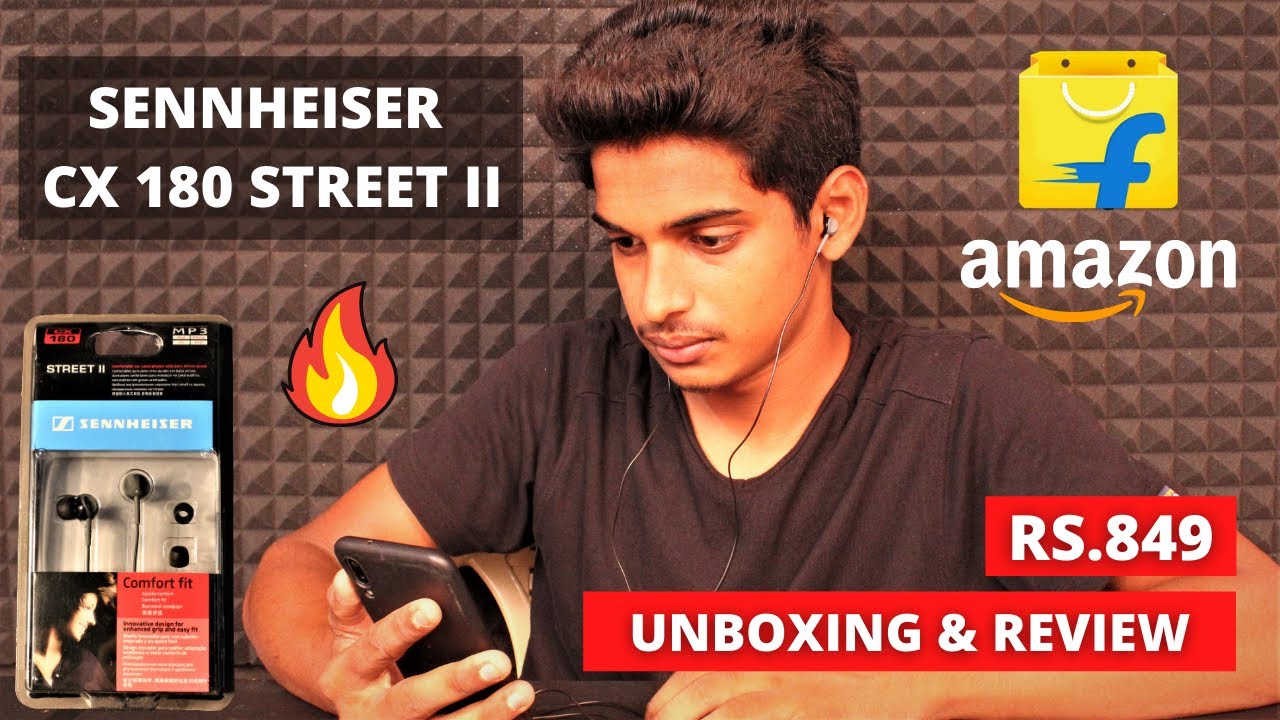 Sennheiser CX 180 Street 2 Unboxing & Review in Tamil | Sennheiser CX ...