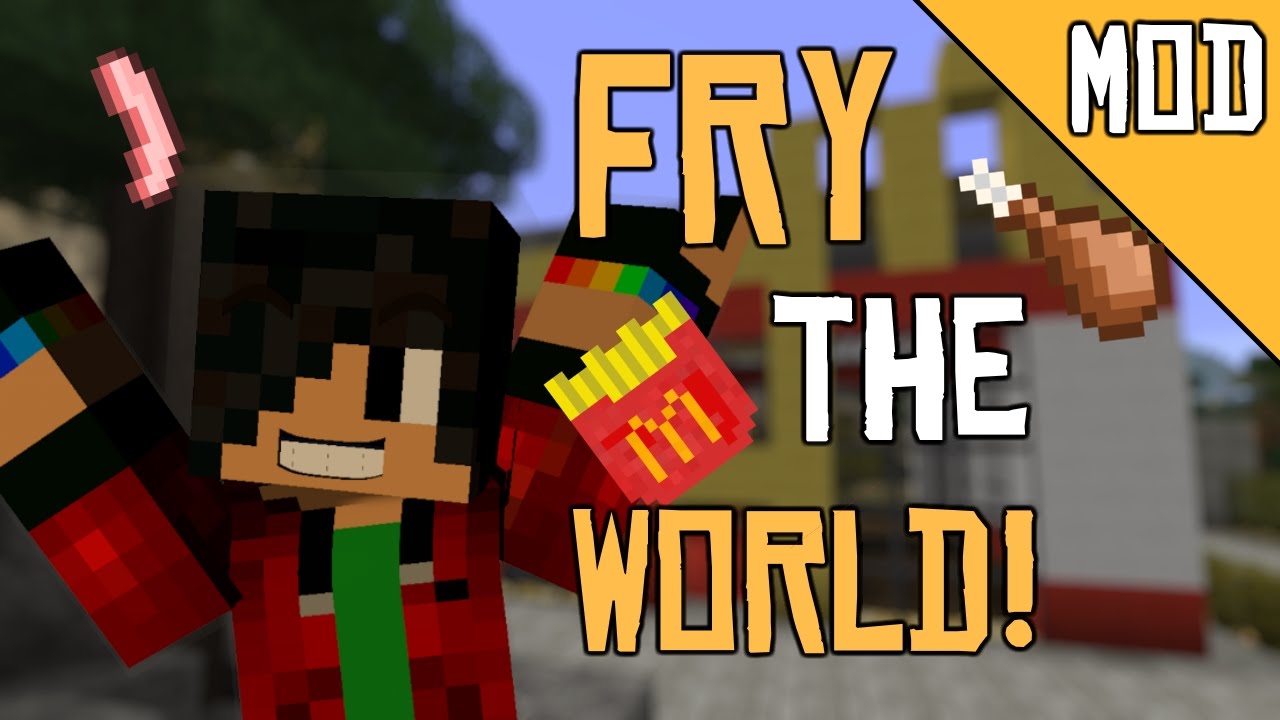 MINECRAFT: FRY THE WORLD! (Deep Frying Mod) Showcase [1.7.10] - YouTube