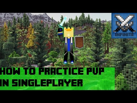 How to practice PVP in Minecraft singleplayer - YouTube