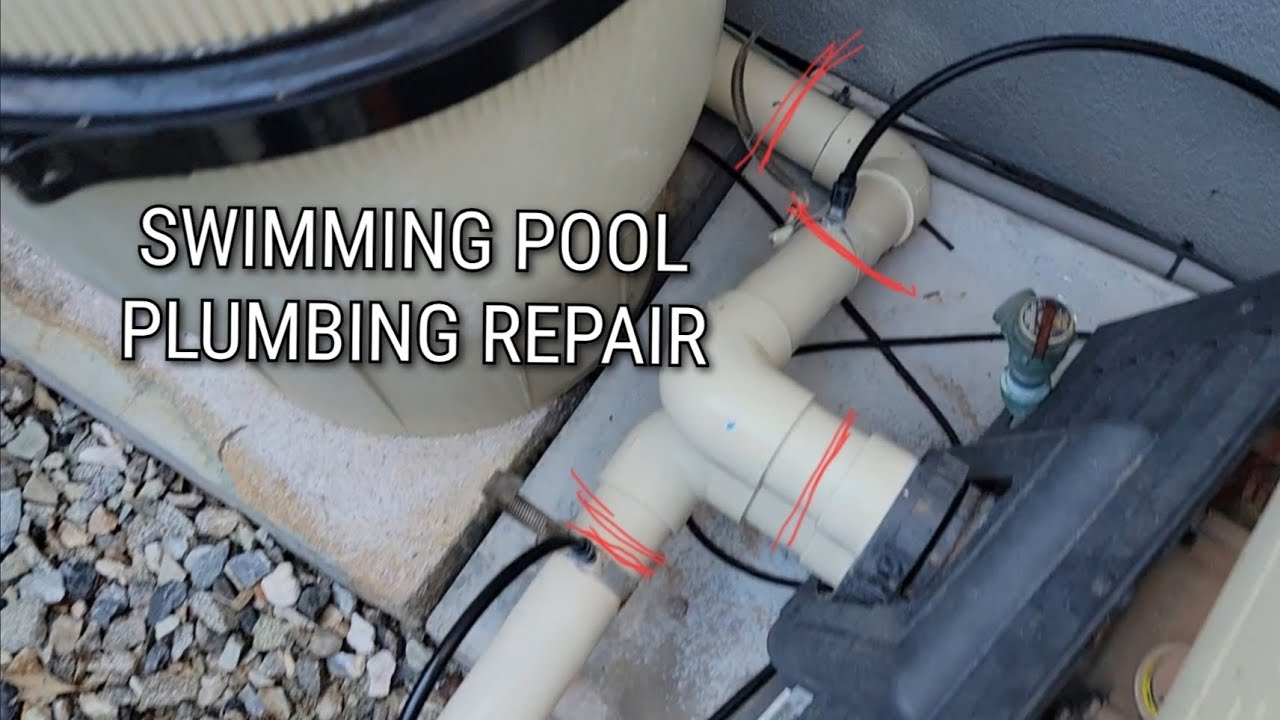 How to plan and prepare for swimming pool plumbing repair - YouTube