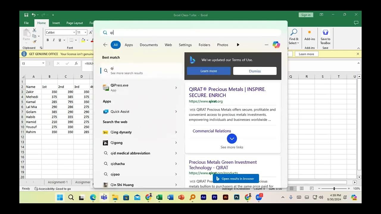 Excel-class-2 - YouTube