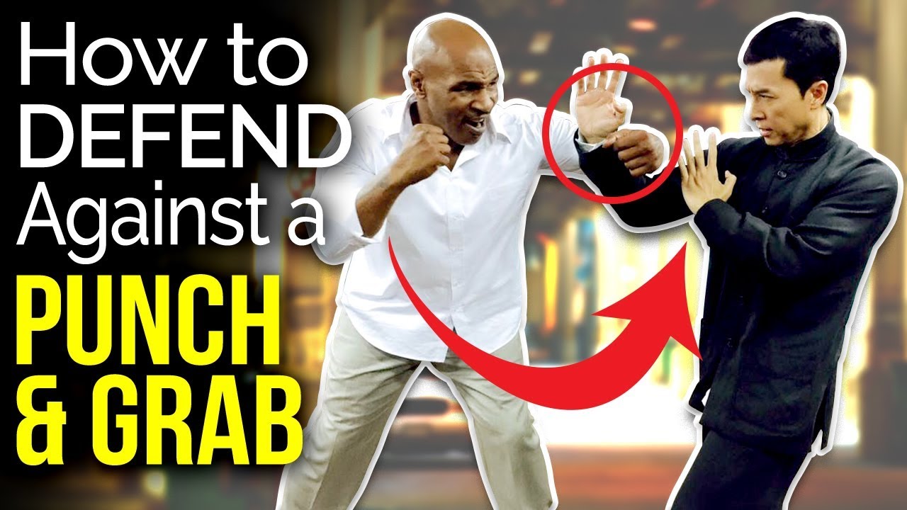 How to Defense Against a Punch and Grab - YouTube