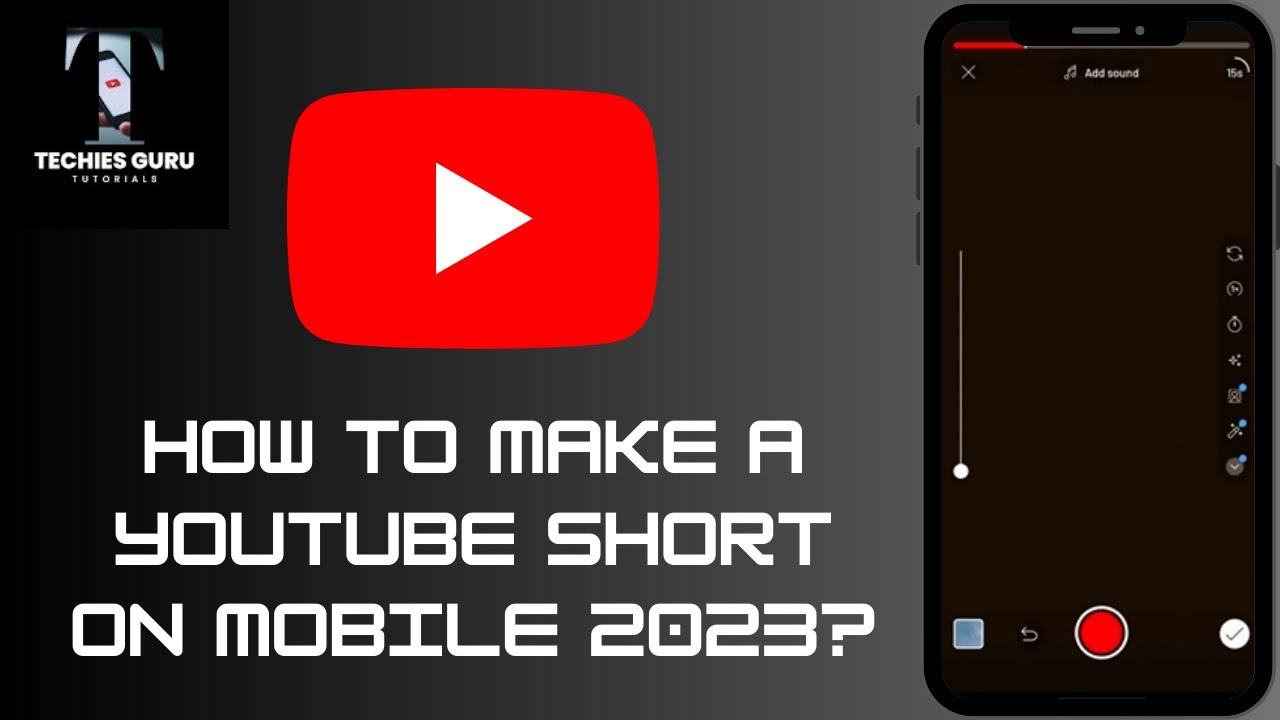 How to Make a YouTube Short on Mobile 2023? Make Youtube Shorts - YouTube