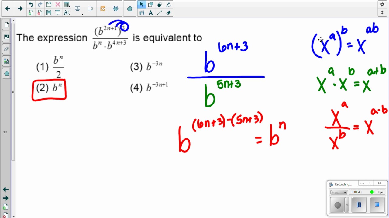 Laws of Exponents Putting It All Together - YouTube