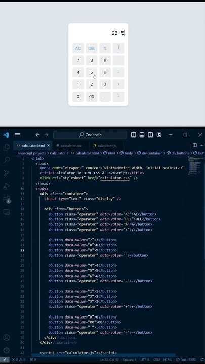 Calculator Codingchallenge Codingtime Rubikscube Shortsfeed Vscode Shorts Coding Html5 