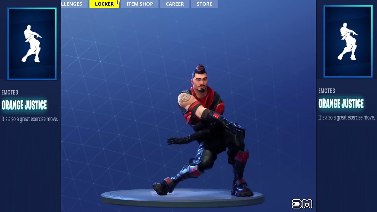 Fortnite Orange Justice Dansı Youtube