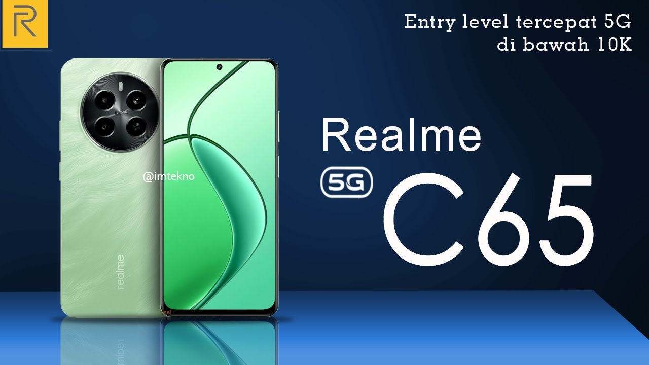 REALME C65 (5G) INDONESIA REVIEW HARGA DAN SPESIFIKASI BARU 2024 - YouTube