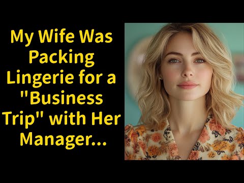 My Wife Was Packing Lingerie for a \