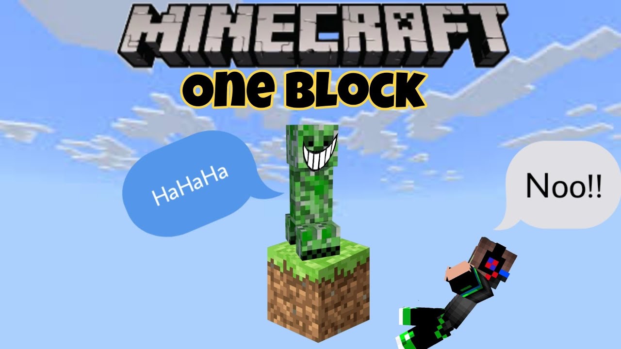 FIRST DAY OF ONE BLOCK GONE WRONG | MINECRAFT ONE BLOCK - YouTube