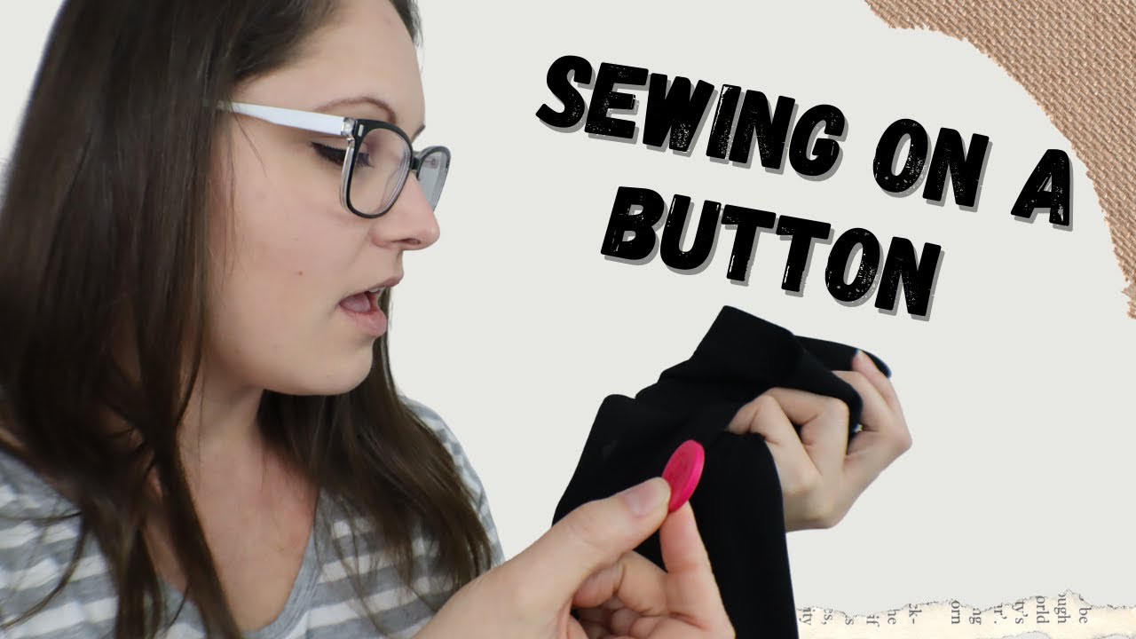 How to Sew On A Button | Button Sewing | Sew Many Things - YouTube