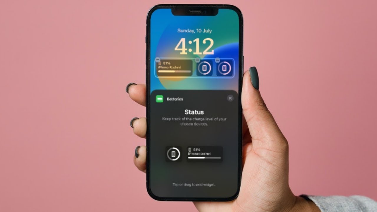 How to Show Battery Percentage on iPhone Lock Screen in iOS 16🔥🔥 - YouTube