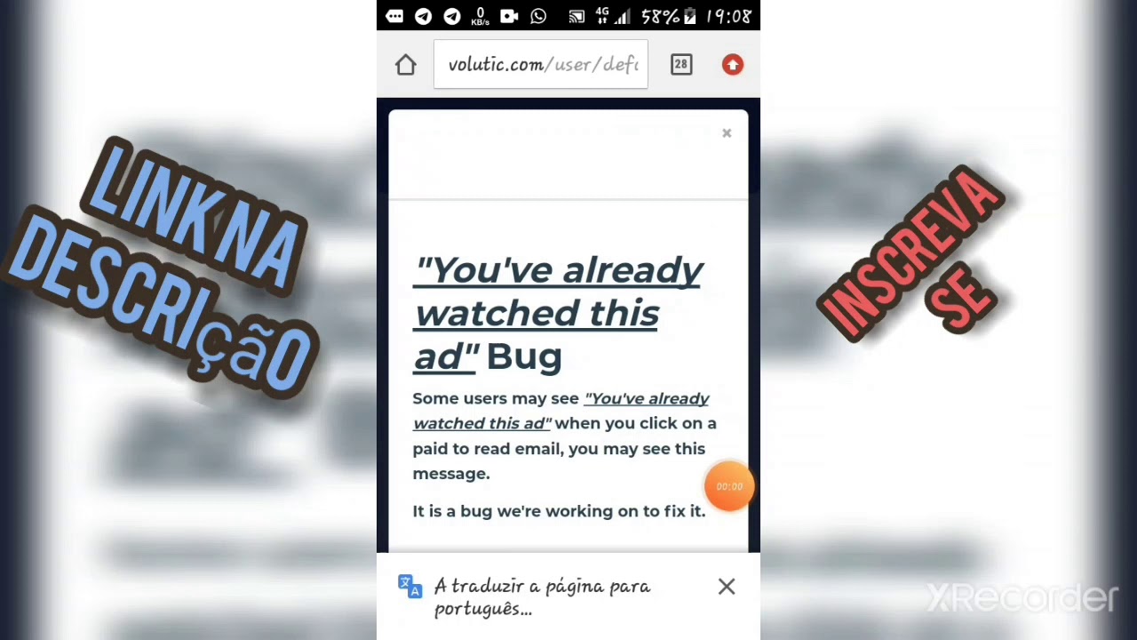 VOLUTIC\Ganhar dinheiro lendo Emails #EXCLUSIVO - YouTube