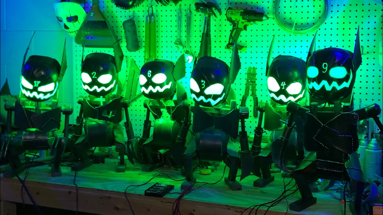 How I Made My Halloween Animatronics - YouTube