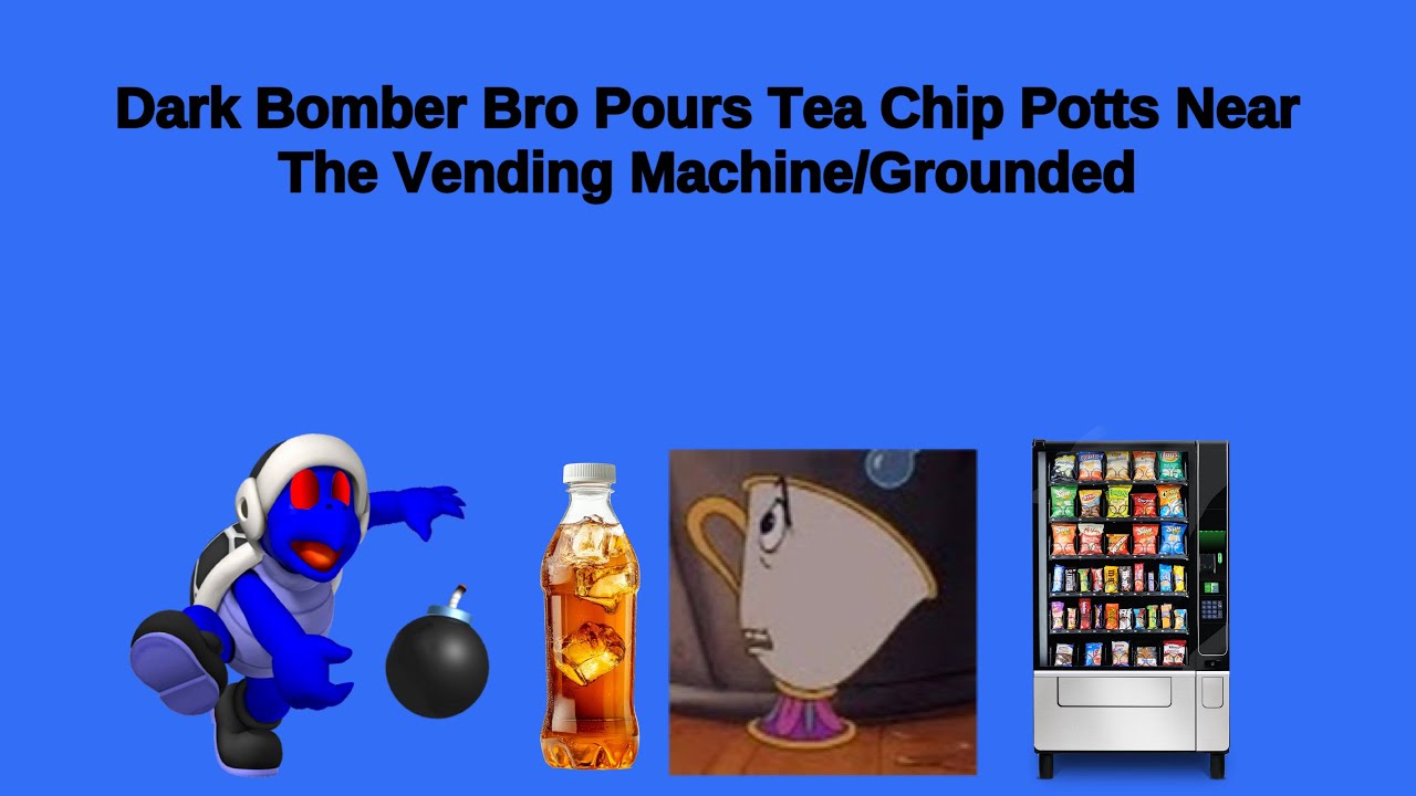 Dark Bomber Bro Pours Tea Chip Potts Near The Vending Machine/Grounded ...