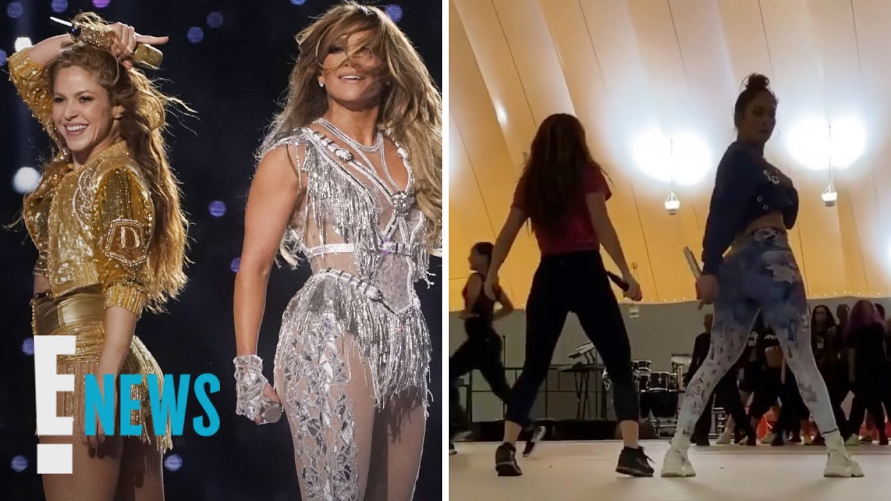 J.Lo Gives Shakira Booty Shaking Tips For Super Bowl Halftime Show | E ...