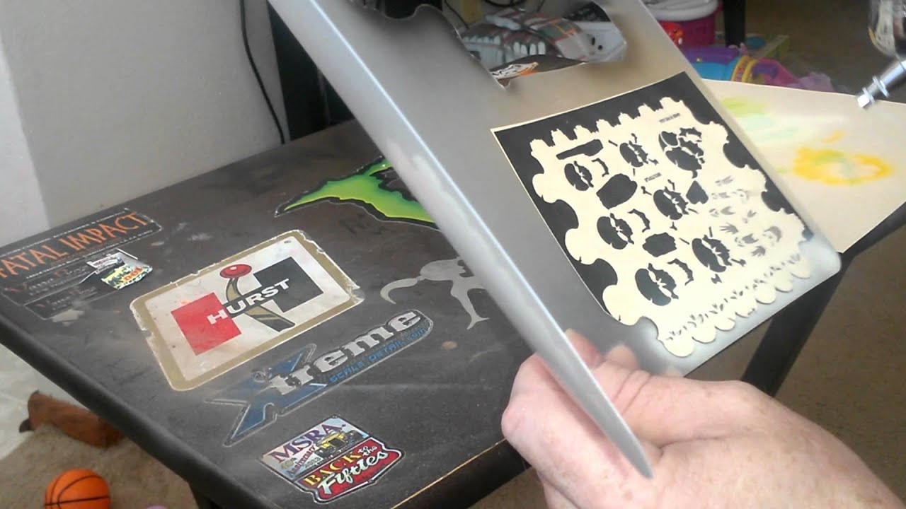 How to make scale model stencils - YouTube