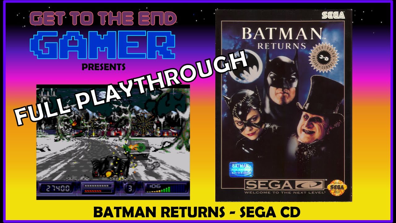 Batman Returns : Sega CD Playthrough - YouTube