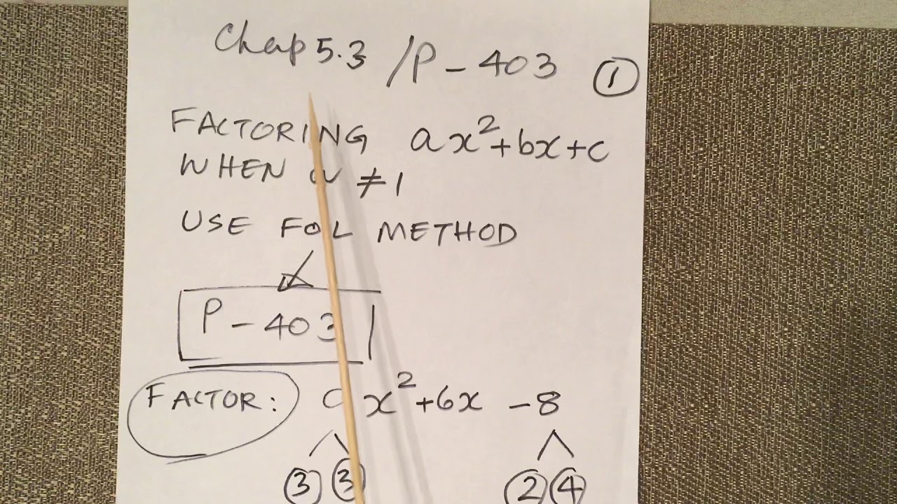 FNMT017 - Spring 2020 - Chapter 5 Section 3 - YouTube