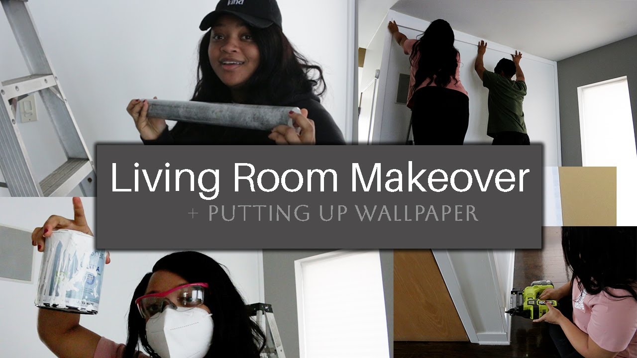I Bought Wallpaper From TEMU... Here's What Happened! | Living Room ...