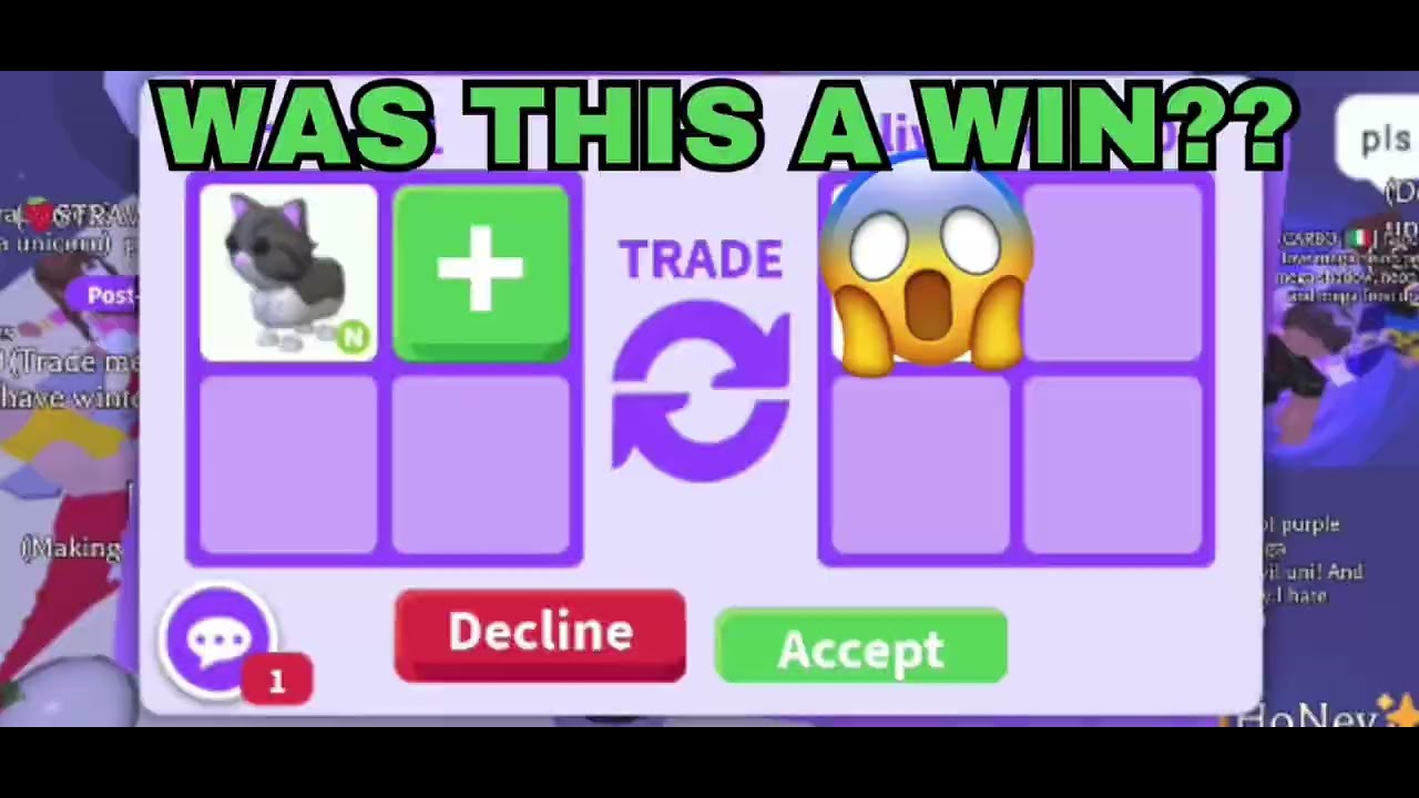 TRADING NEON PERSIAN CAT IN ADOPTME!! - YouTube