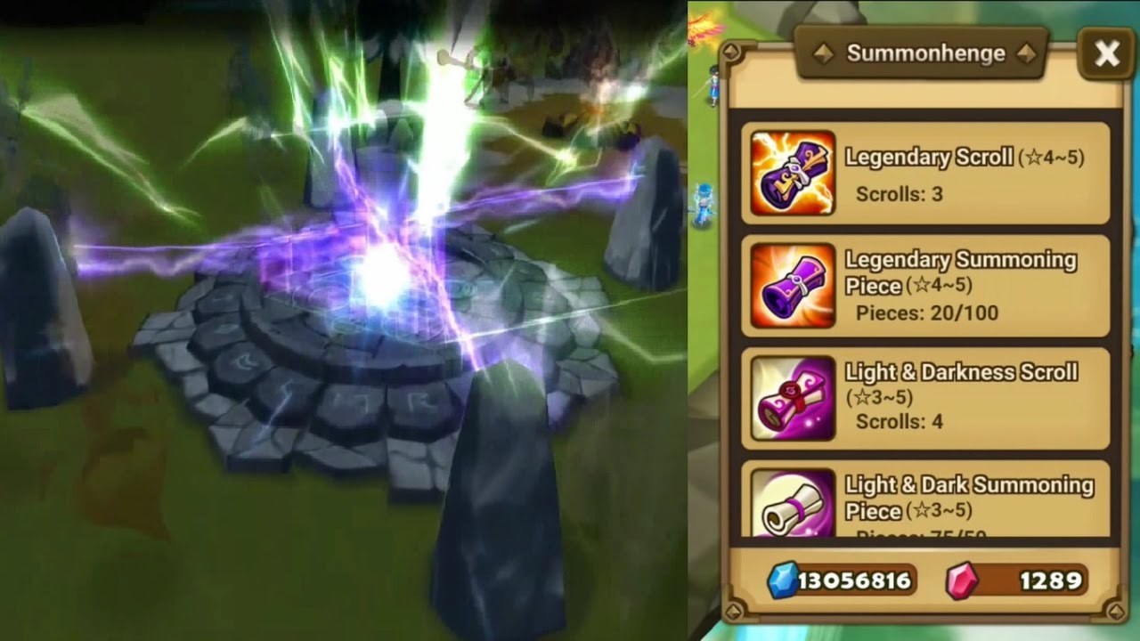 Summoners War - 100+ Summons, 9 Lightnings, 1 Nat5! - YouTube