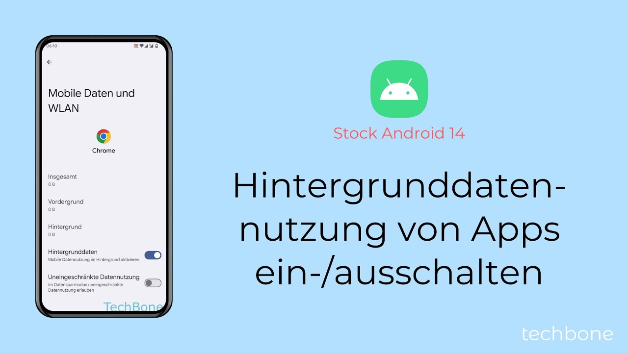 Hintergrunddatennutzung von Apps einschalten oder ausschalten [Android ...