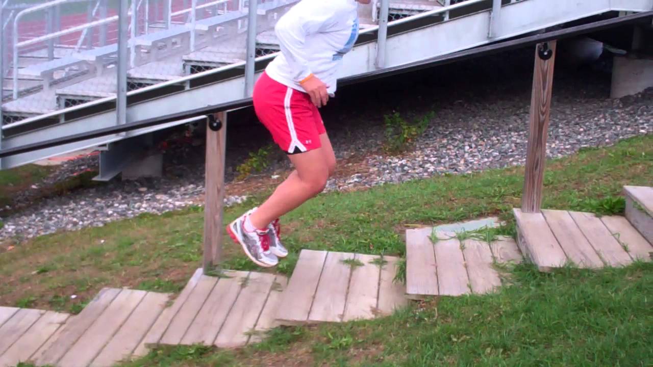 Burdenko Athlete Training - step jumps - YouTube