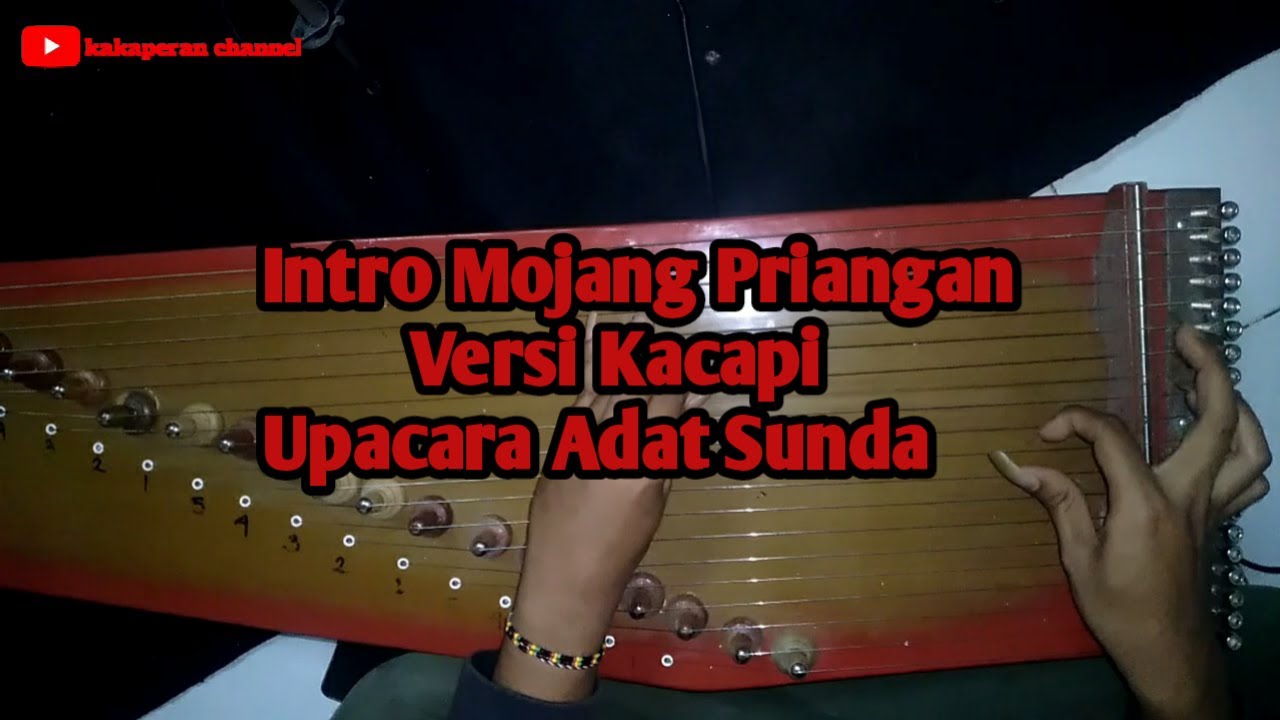 Belajar intro kacapi mojang priangan // upacara adat sunda - YouTube