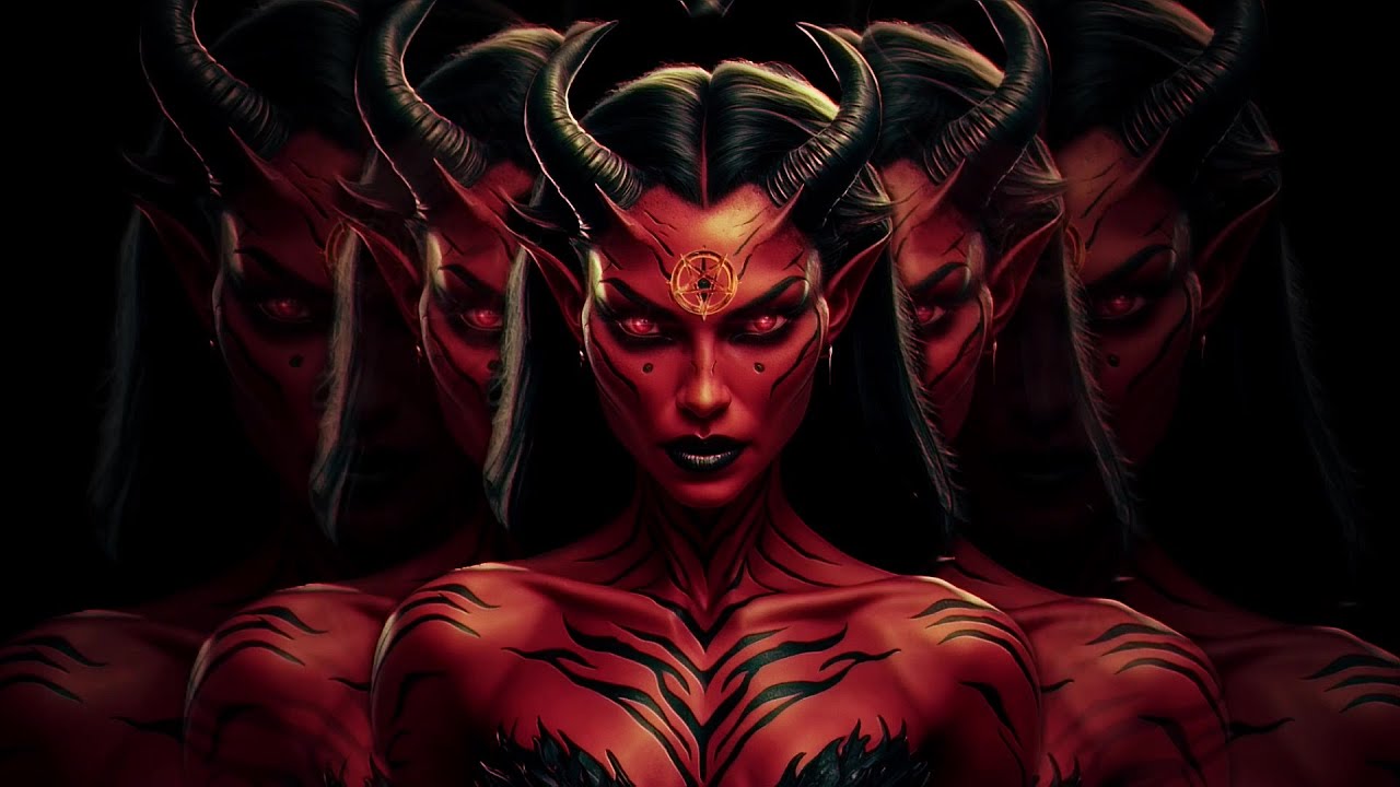 ''Veil of Dread'' Dark Fantasy Ambient Music with Demonic Female Whispers & Visuals - YouTube