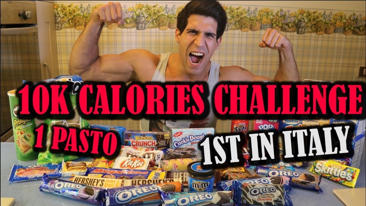 10K CALORIES CHALLENGE - MAN V FOOD - YouTube