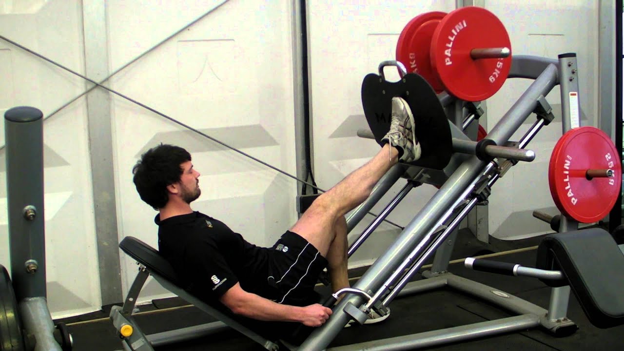 Single leg press - YouTube