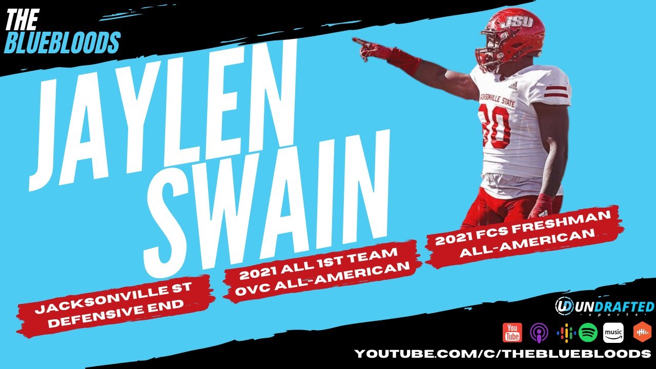 Jaylen Swain (Jacksonville State DE) Interview | The Bluebloods - YouTube